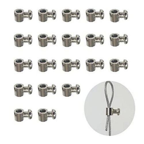 Wire rope attachment - type D 5.9x6mm- wire rope clamp