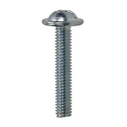 Metal screw DIN 967 M5x16 with washer head, galvanized (100 pcs.)