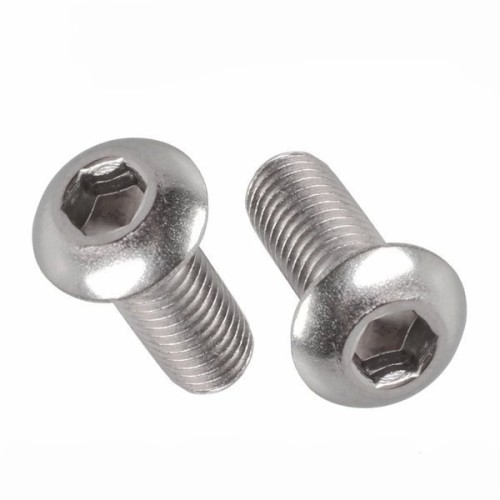 Sraigtas su grybo formos galvute - M6 x 12mm - 10 vnt