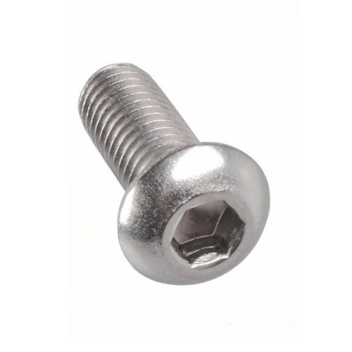 Sraigtas su grybo formos galvute - M6 x 12mm - 10 vnt